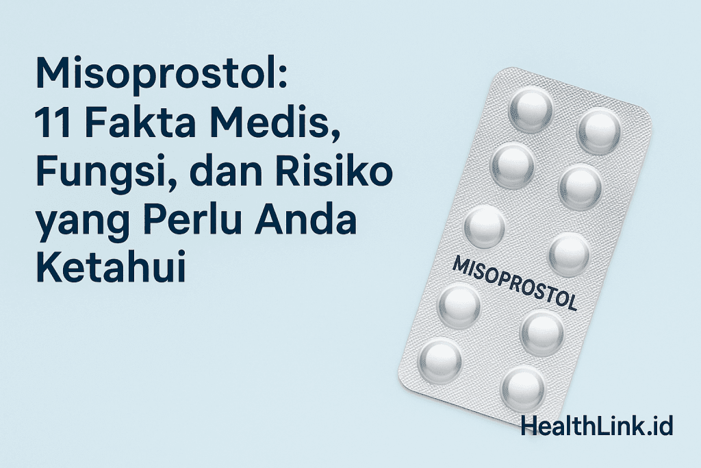 Misoprostol: 11 Fakta Medis, Fungsi, dan Risiko yang Perlu Anda Ketahui